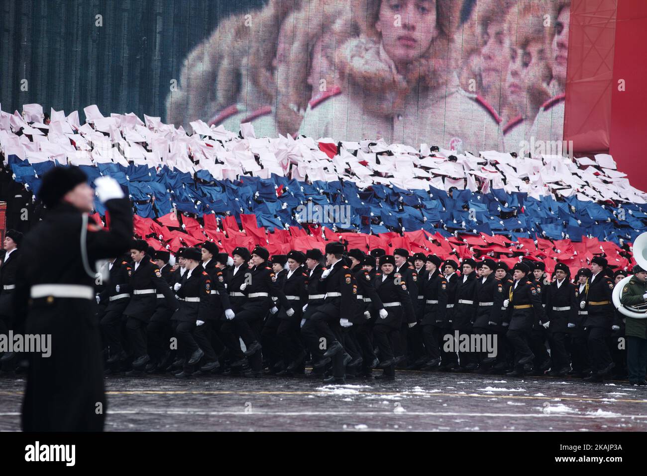 Russia WWII historical parade anniversaryin Moscow, Russia, on November ...