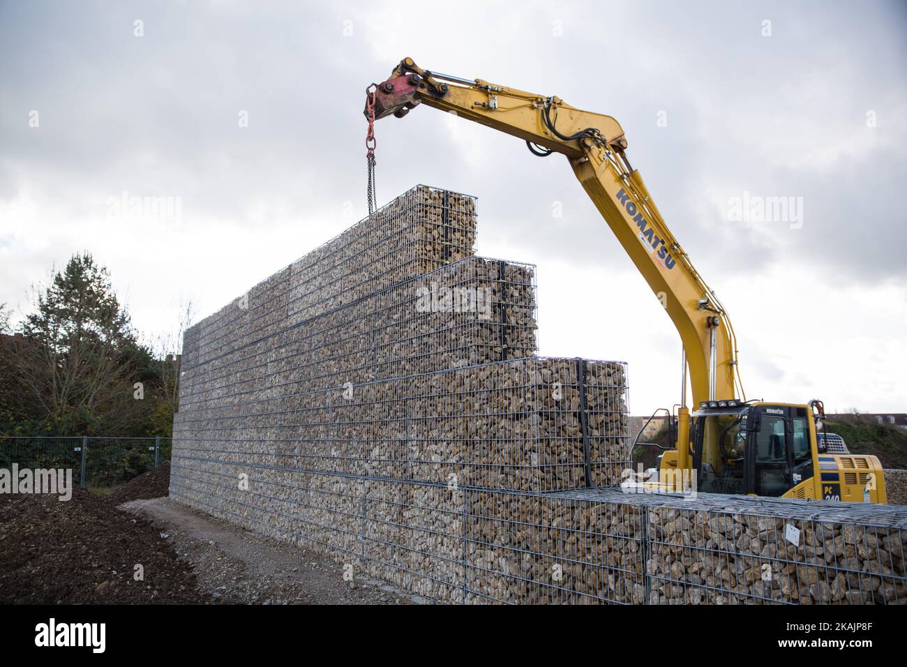 On 8th November 2016, the city of Munich, Germany is building a 4 meter ...