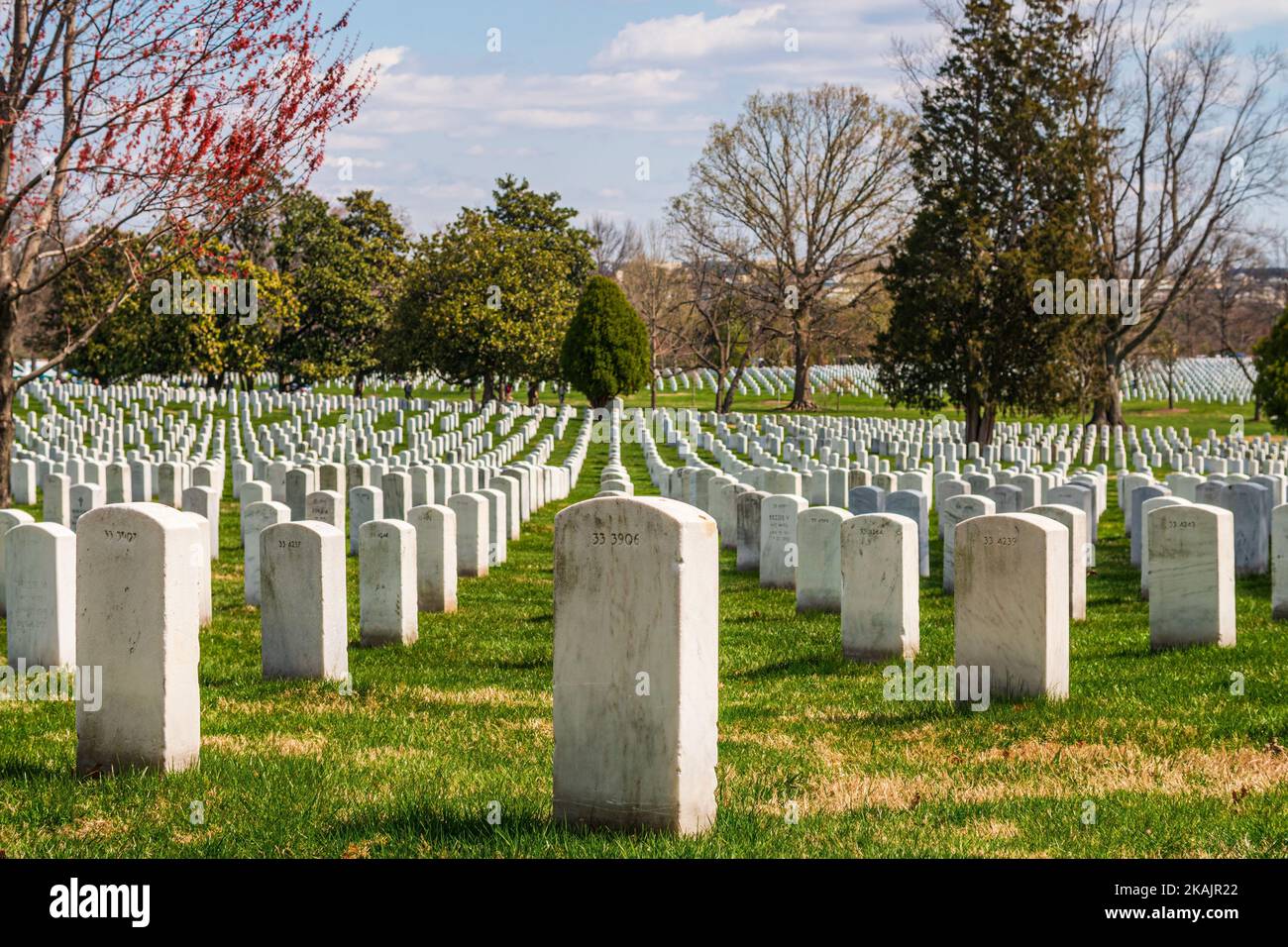 WASHINGTON DC, USA - APRIL, 2018: Arlington National Cemetery in ...