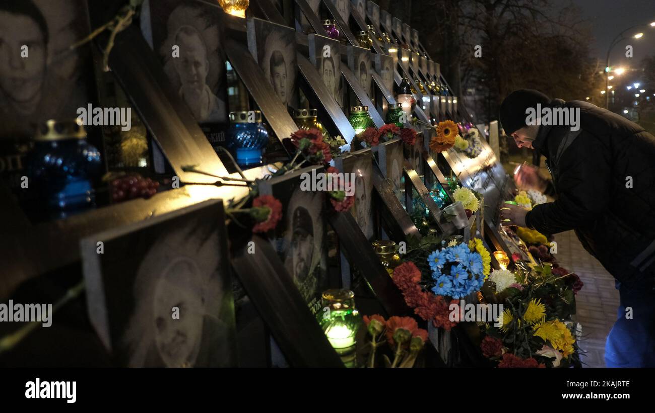 Ukrainians commemorate the Maidan protest (Revolution of Dignity ...