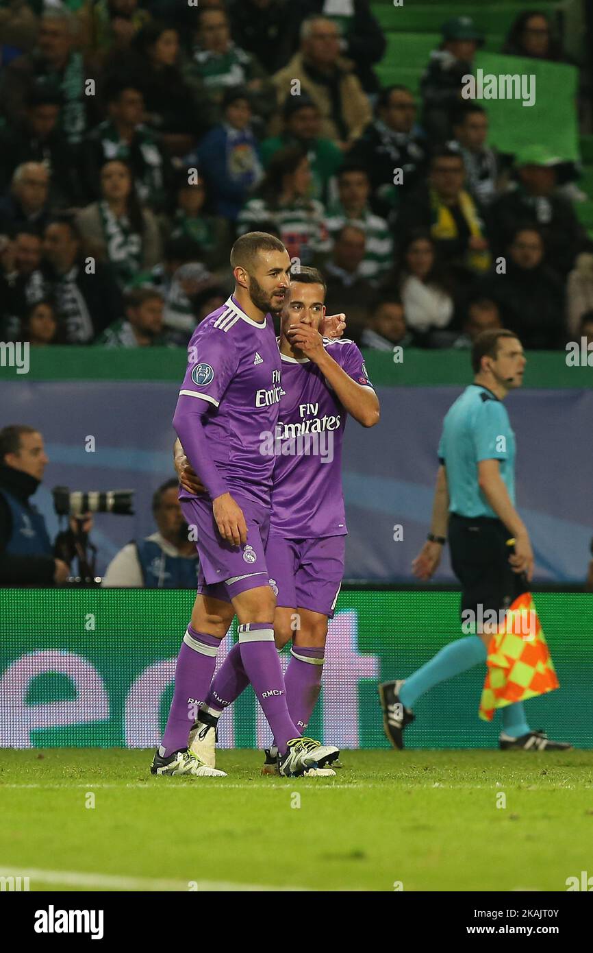 Benzema goal celebration hi-res stock photography and images - Alamy