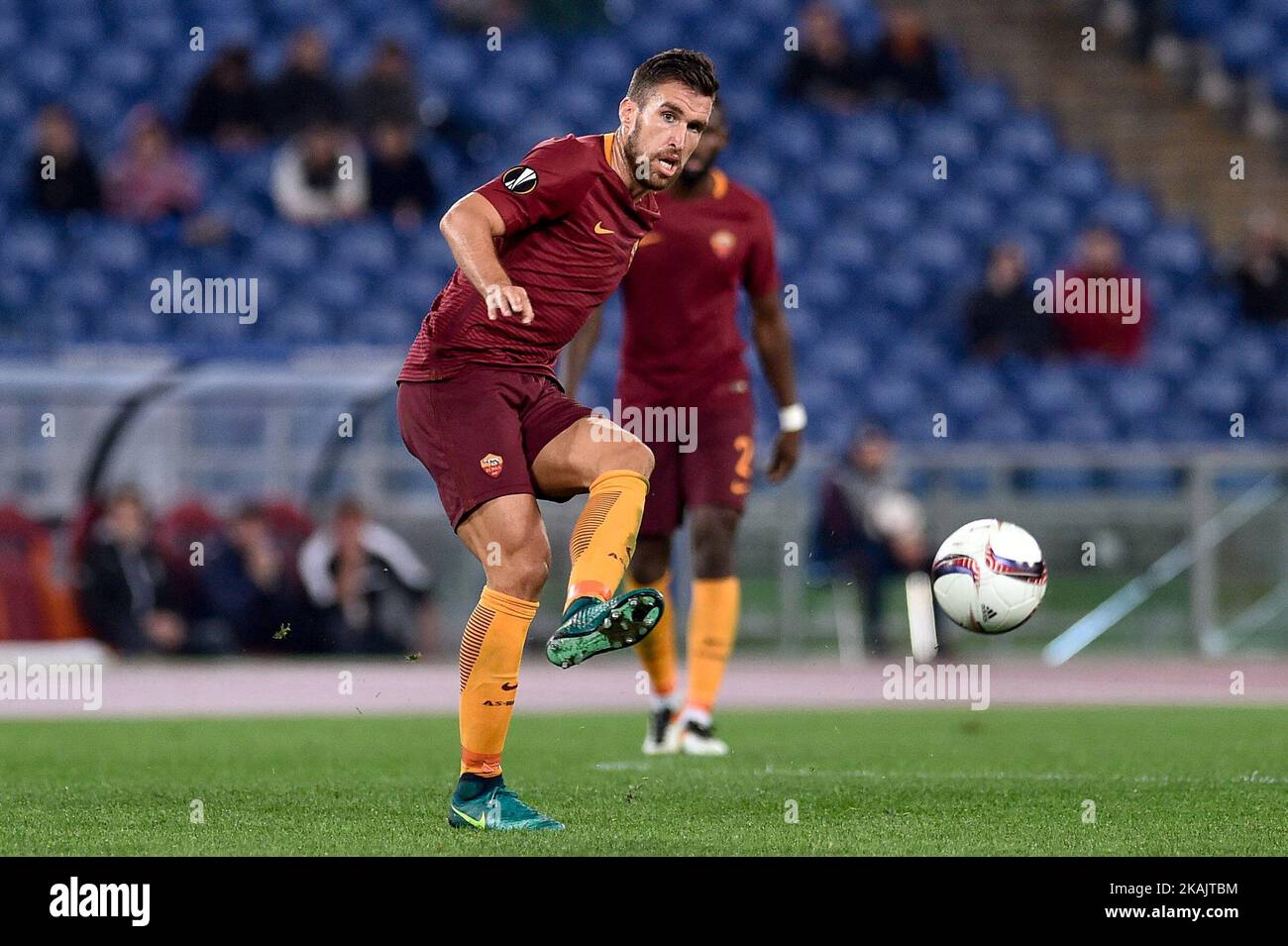 Kevin Strootman of Roma during the UEFA Europa League match between ...