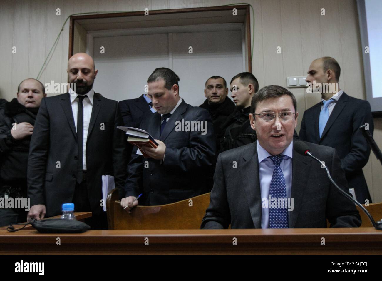Ukraine's General Prosecutor Yuriy Lutsenko gives a suspicion on high ...