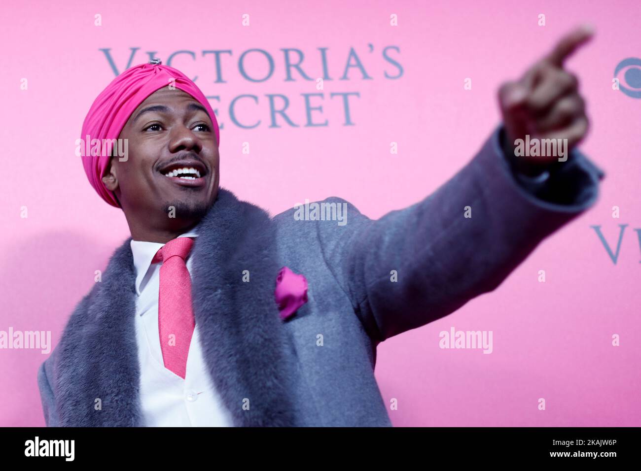 Nick Cannon attends the Pink Carpet before the Victoria's Secret ...