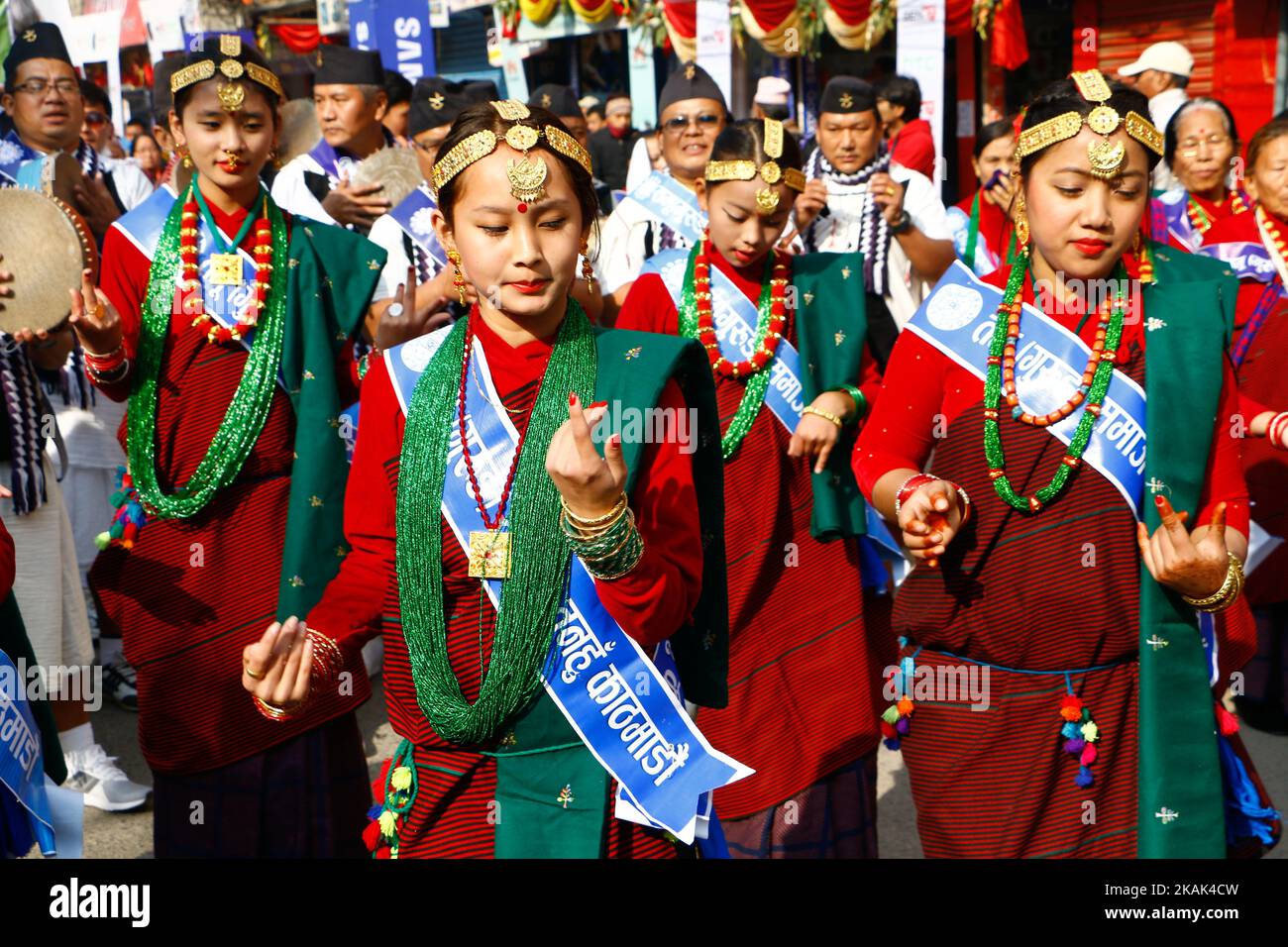 Gurung traditional attire hi-res stock photography and images - Alamy