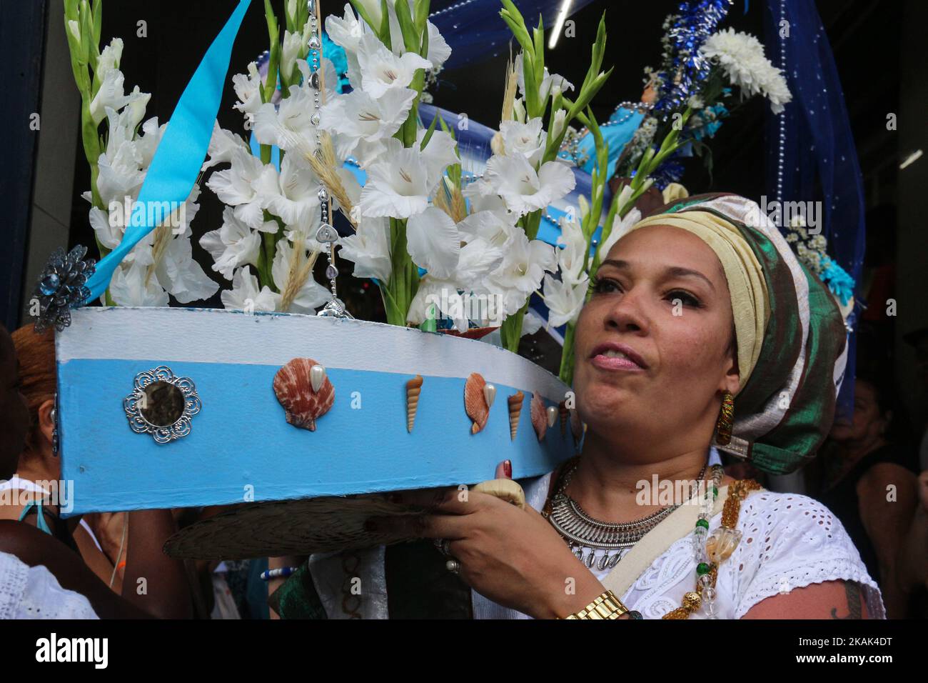 Devotees of umbanda and candomblÃ© celebrate IemanjÃ¡, OrixÃ¡ known as ...