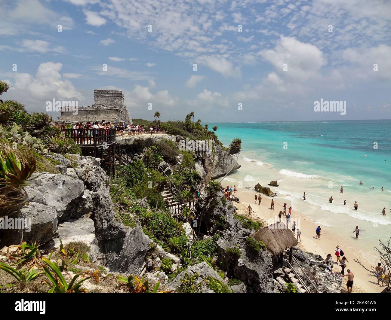 Tulum ruins aerial hi-res stock photography and images - Alamy