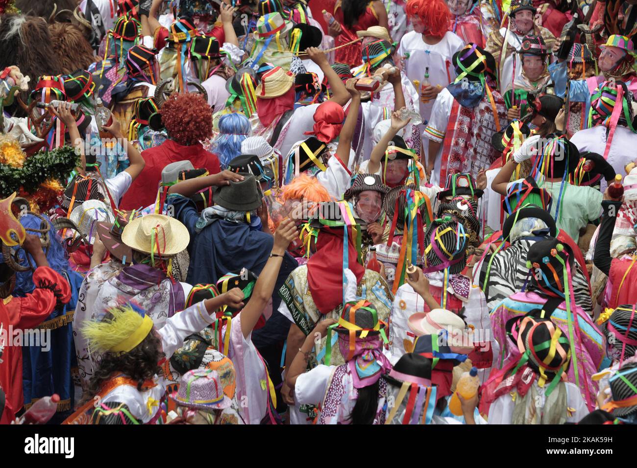 The parade represents the culture and tradition, in the photo guarichas ...