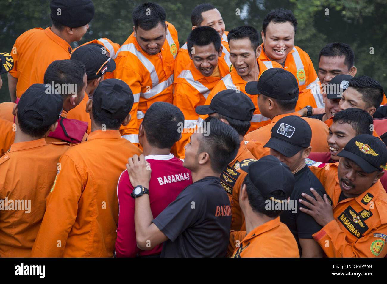 BASARNAS gathered in Jakarta on 3 January 2016. BASARNAS (Badan SAR ...