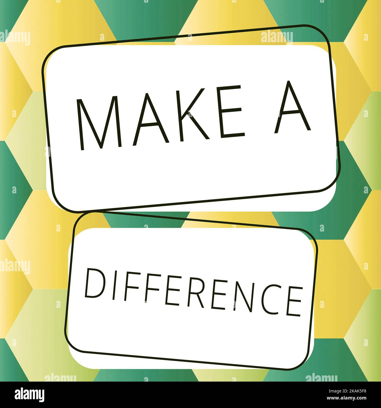 Hand writing sign Make A Difference. Business idea Personal development ...
