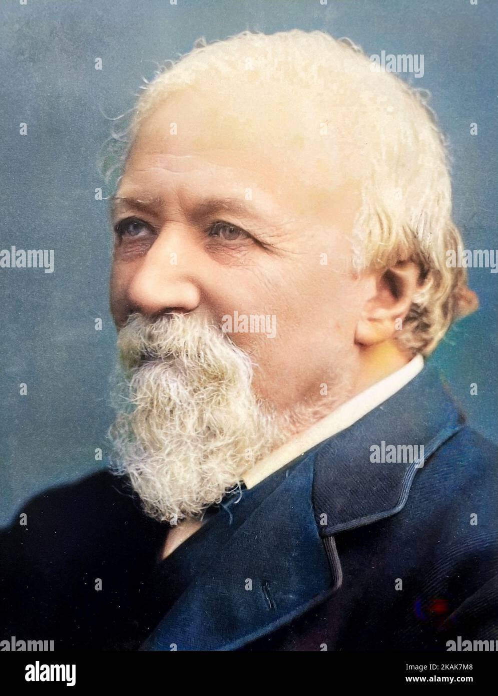 ROBERT BROWNING (1812-1889) English poet and playwright about 1888 ...