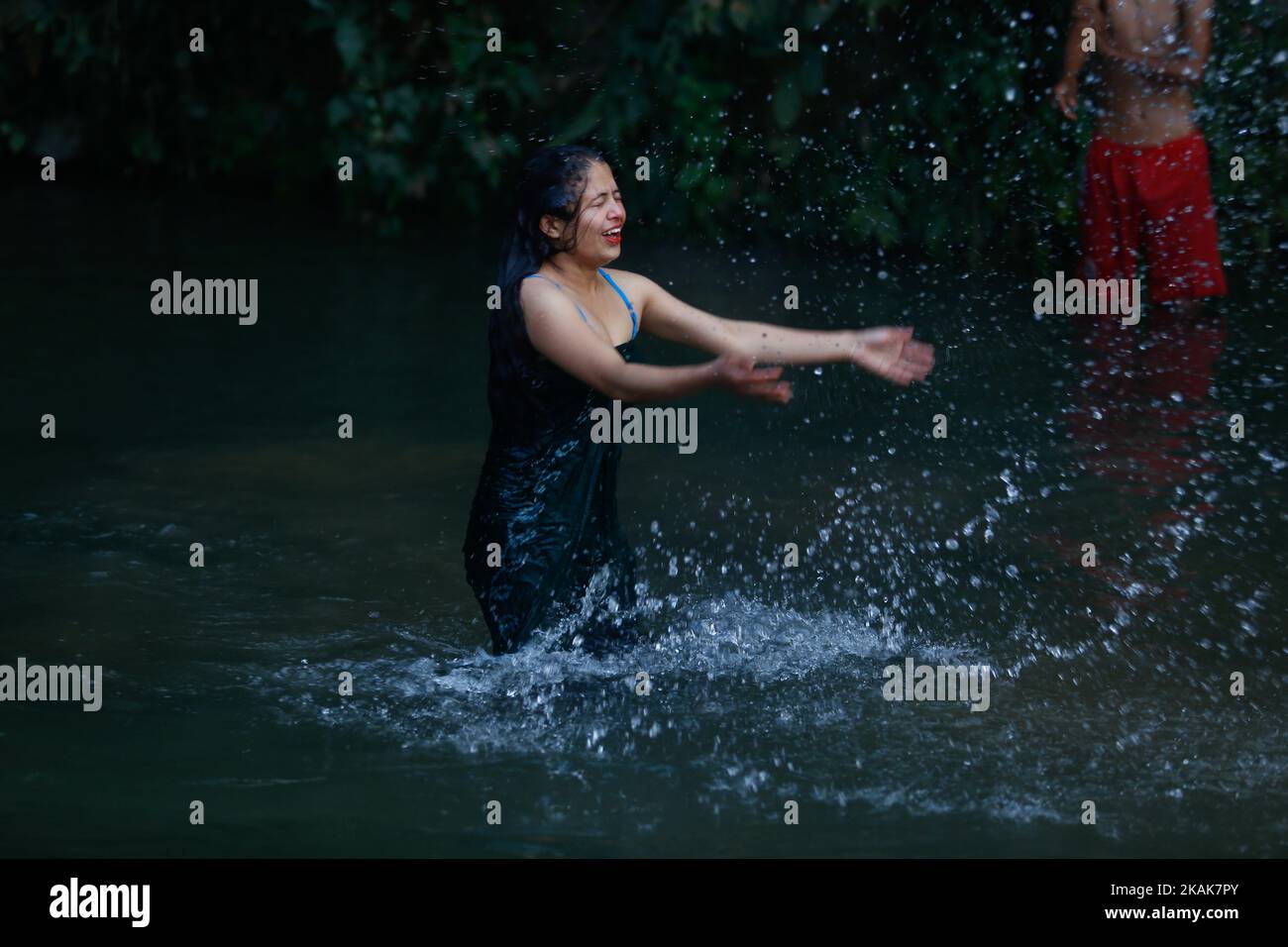 Nepalese Hindu devotees takes holy Bath at Saalinadi River during the ...