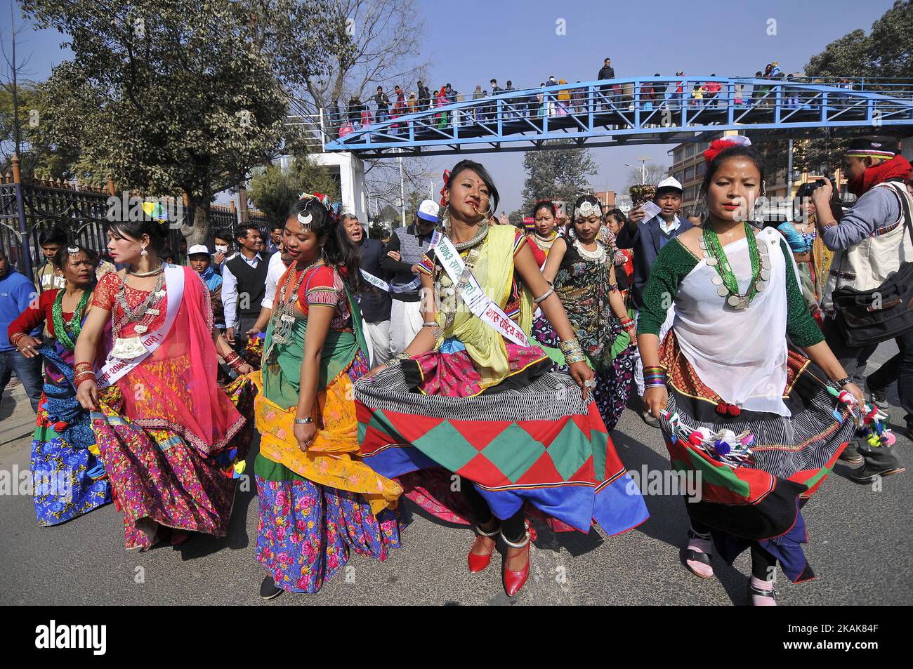 Tharu dance hi-res stock photography and images - Alamy