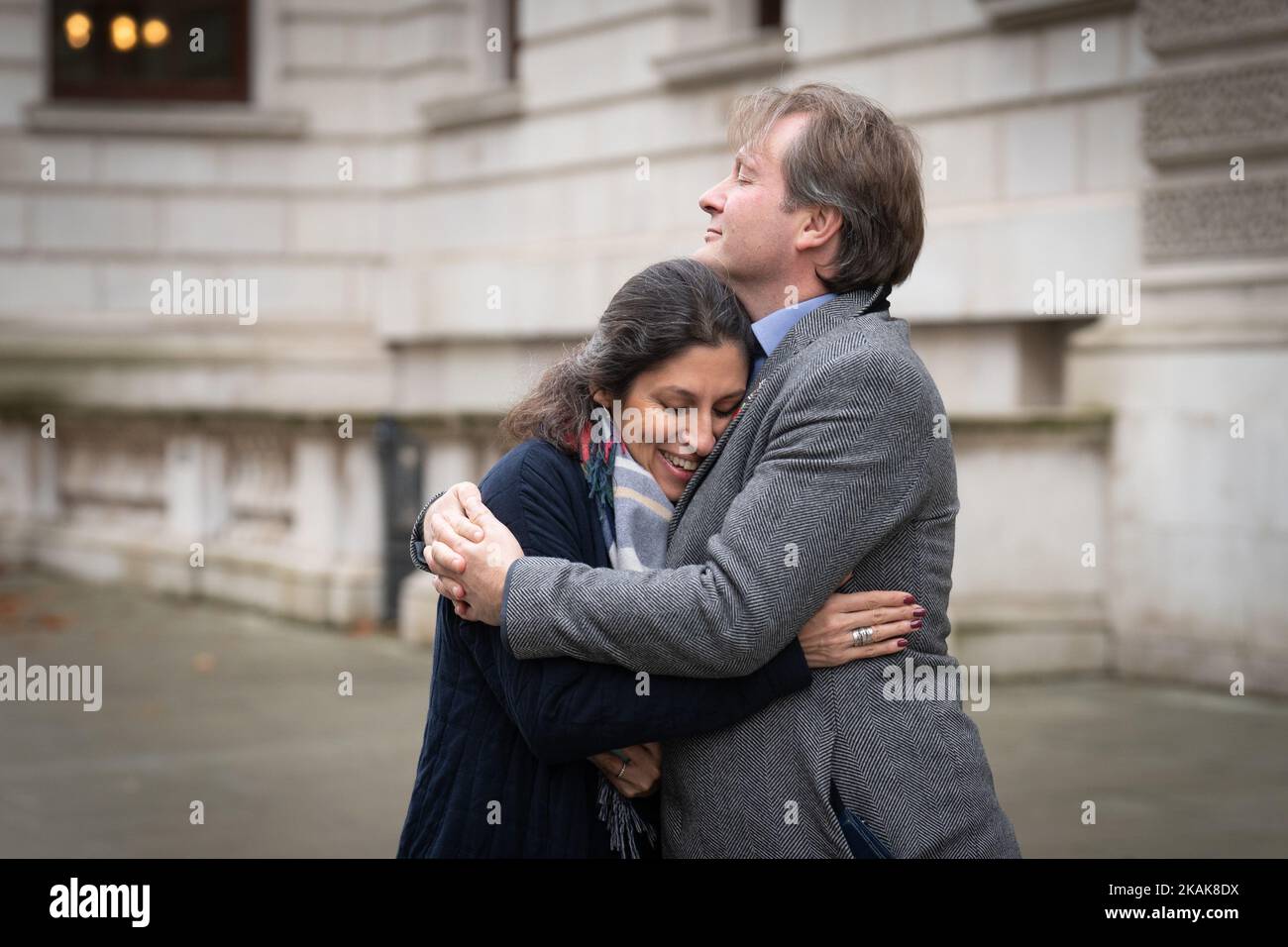 Richard Ratcliffe and his wife Nazanin Zaghari-Ratcliffe at the Foreign ...