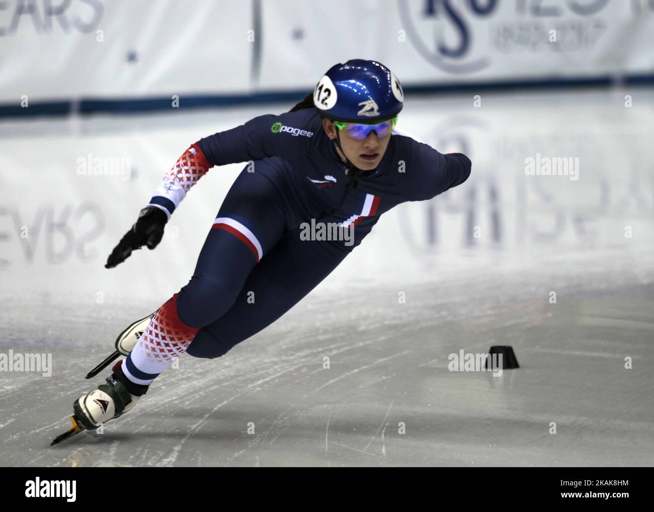Selma Poutsma during European Short Track Speed Skating Championships ...