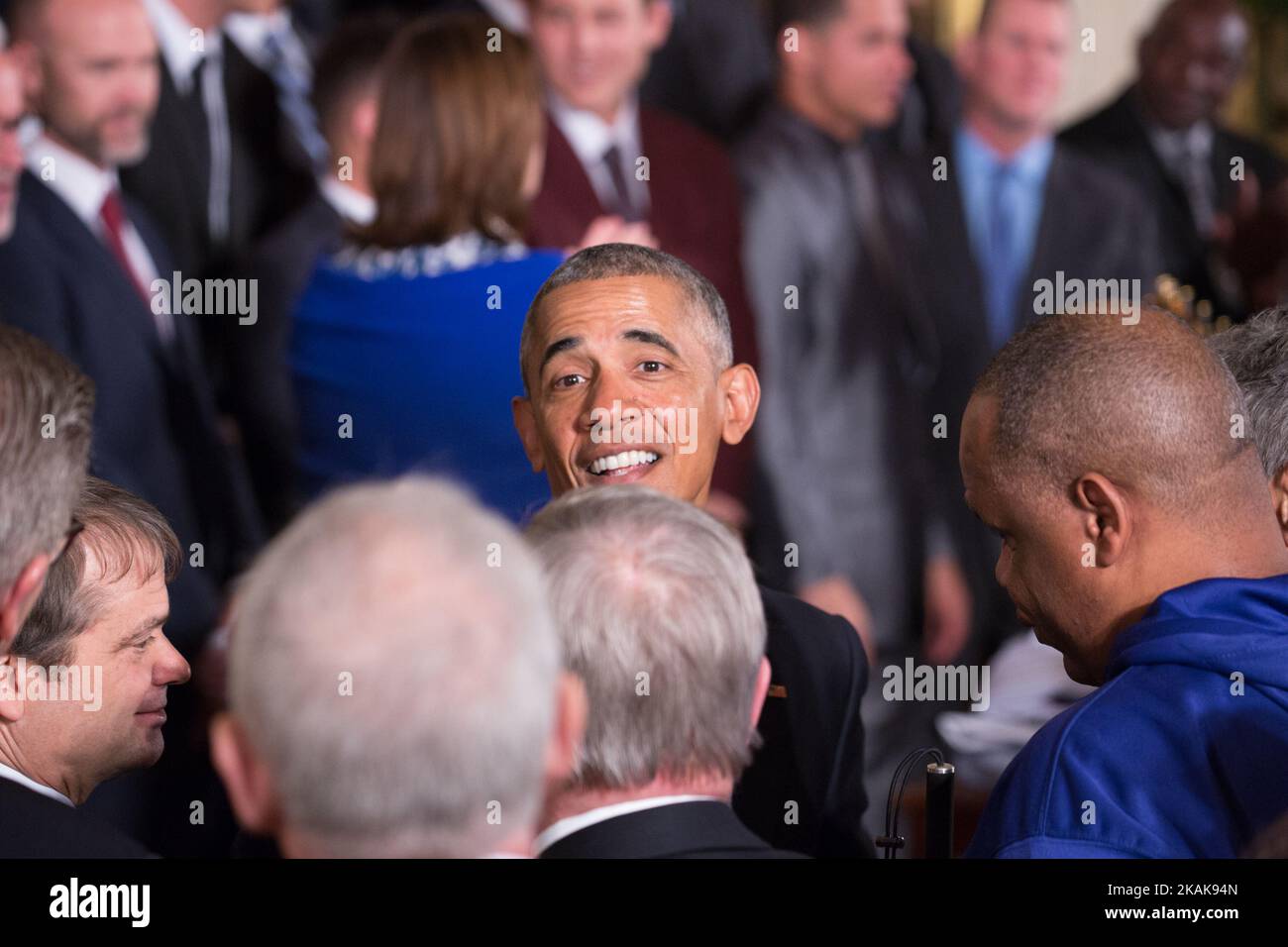 On Monday, January 16, President Barack Obama says goodbye to guests ...