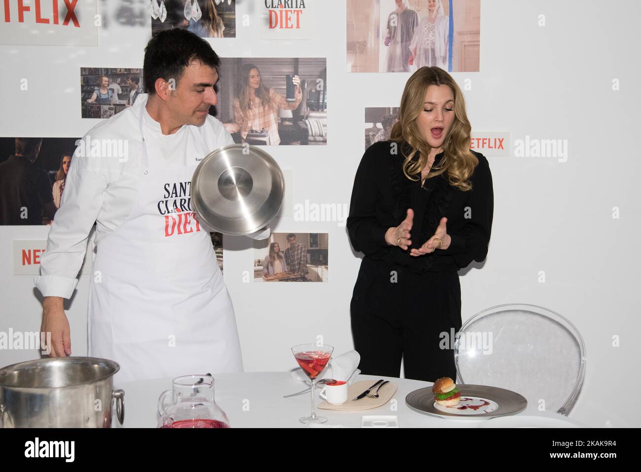 Drew Barrymore and Ramon Freixa present the new Netflix serie 'Santa ...