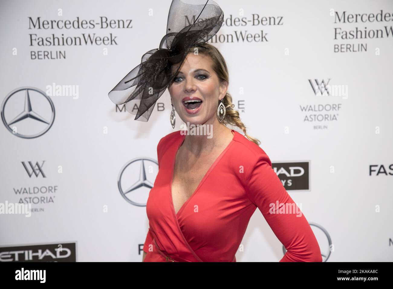 Maja Synke von Hohenzollern attends the Riani show during the Mercedes ...