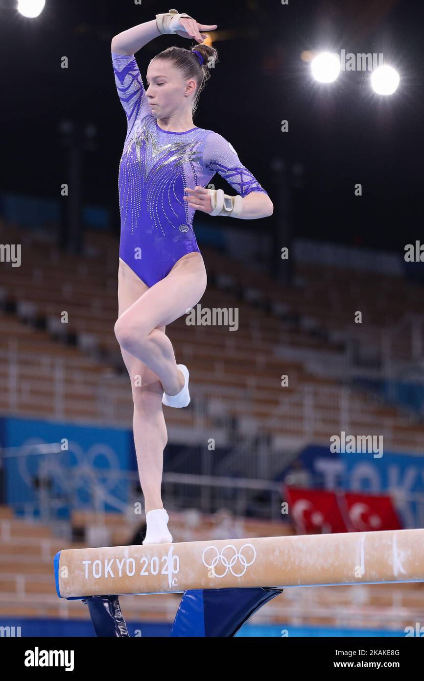 AUGUST 03rd, 2021 - TOKYO, JAPAN: Vladislava URAZOVA of Russia performs ...