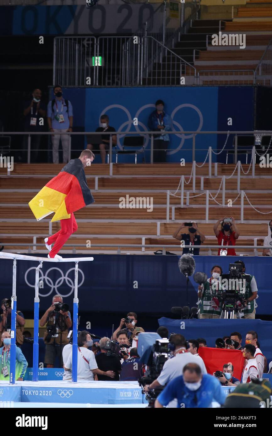 AUGUST 03rd, 2021 - TOKYO, JAPAN: Lukas DAUSER of Germany celebrates ...