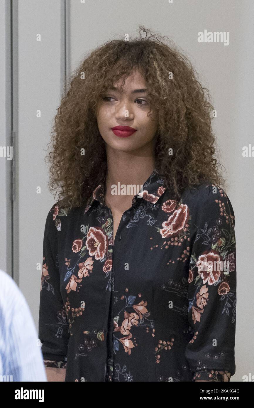 Actress Berta Vazquez attends the 'Batman Lego' photocall at Los Duques ...