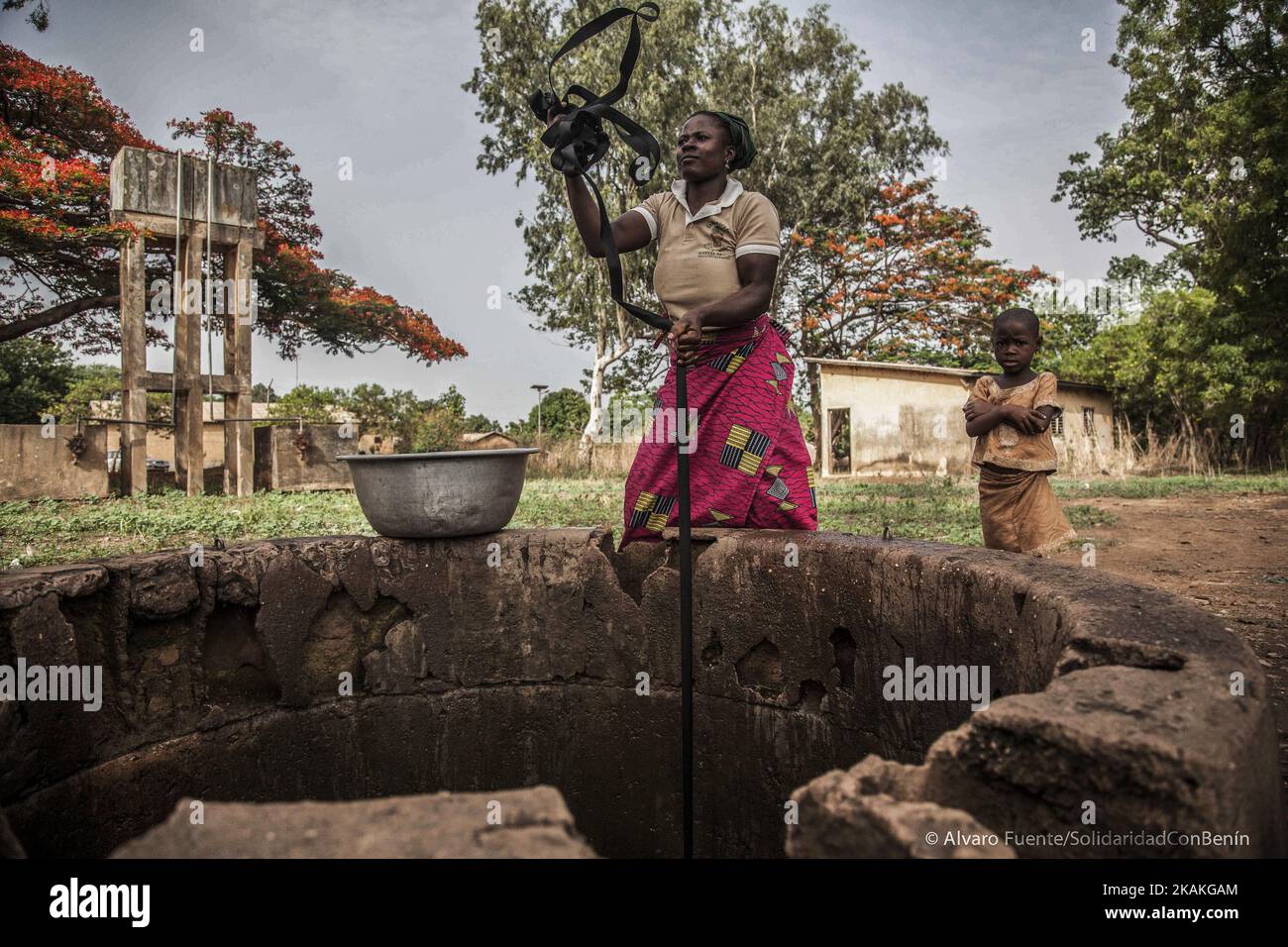 The arrival of drinking water in the region of SinendÃ© in Benin ...