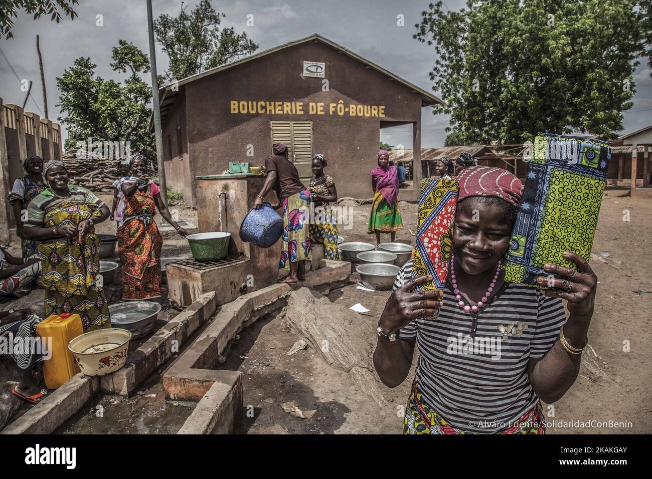 The arrival of drinking water in the region of SinendÃ© in Benin ...