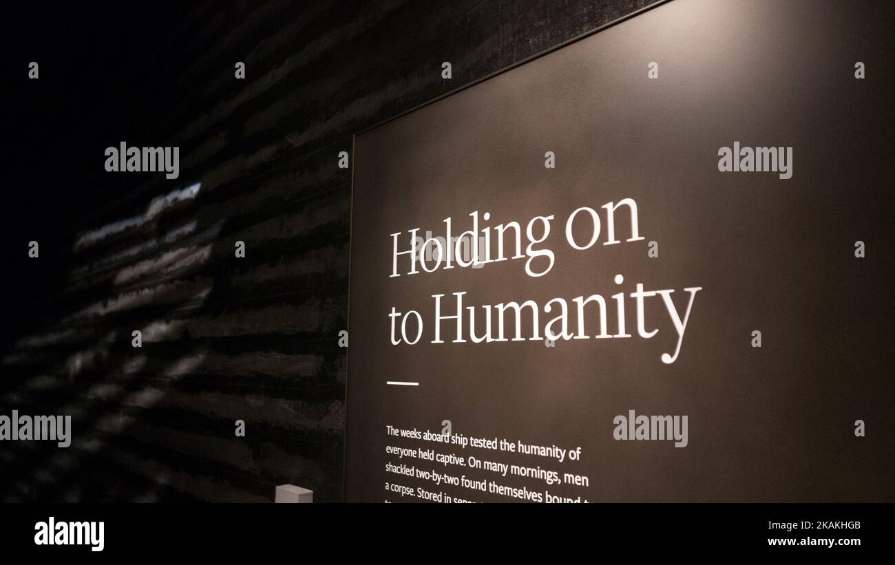 Guests tour the "Slavery & Freedom" exhibit at the Smithsonian's ...