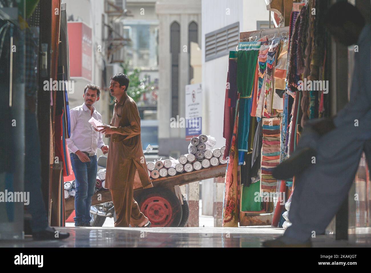 A scene from the market in Dubai Old Town. On Monday, 6 February, 2017 ...