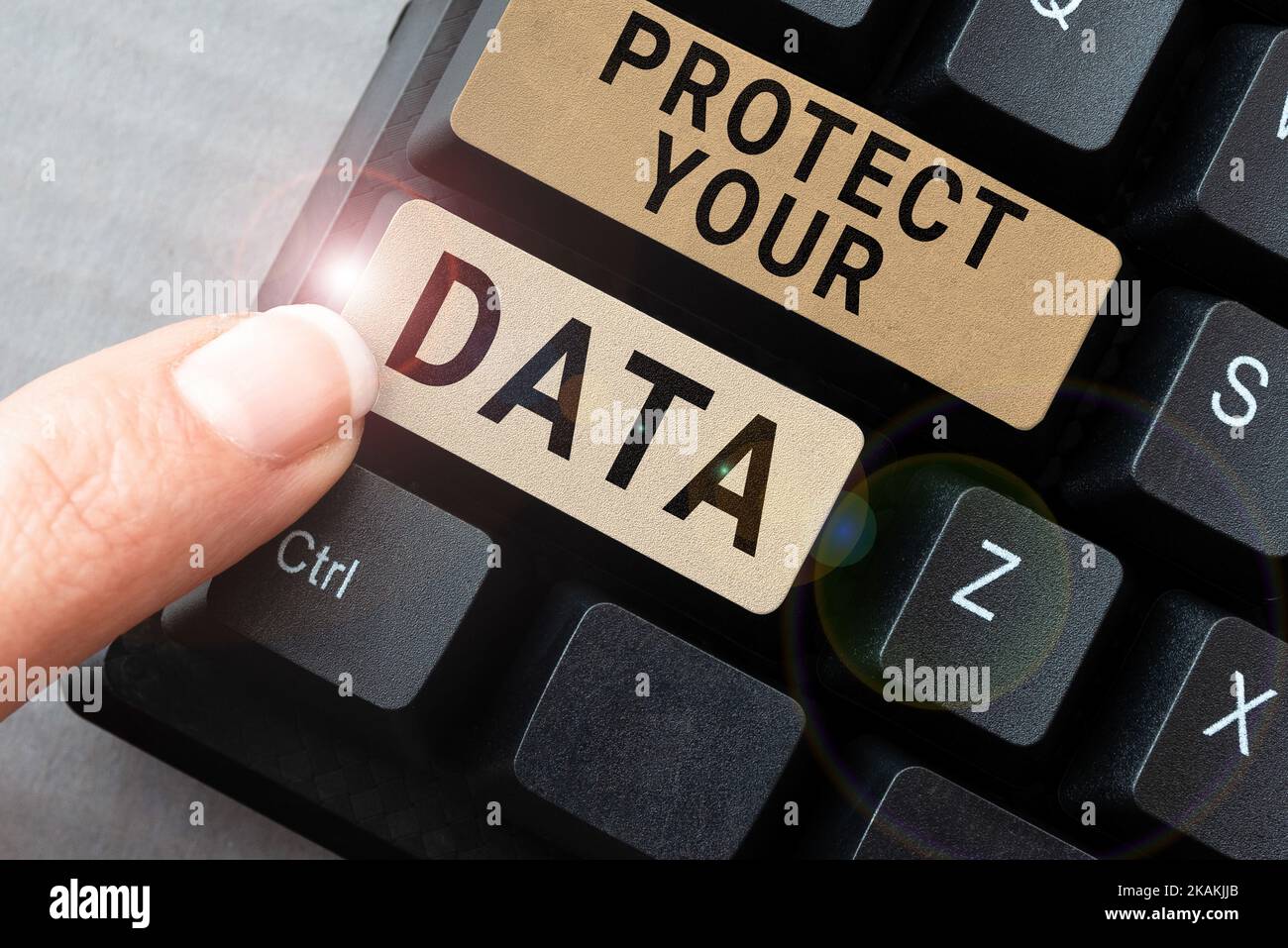 Conceptual caption Protect Your Data. Word for cyber security safe and ...