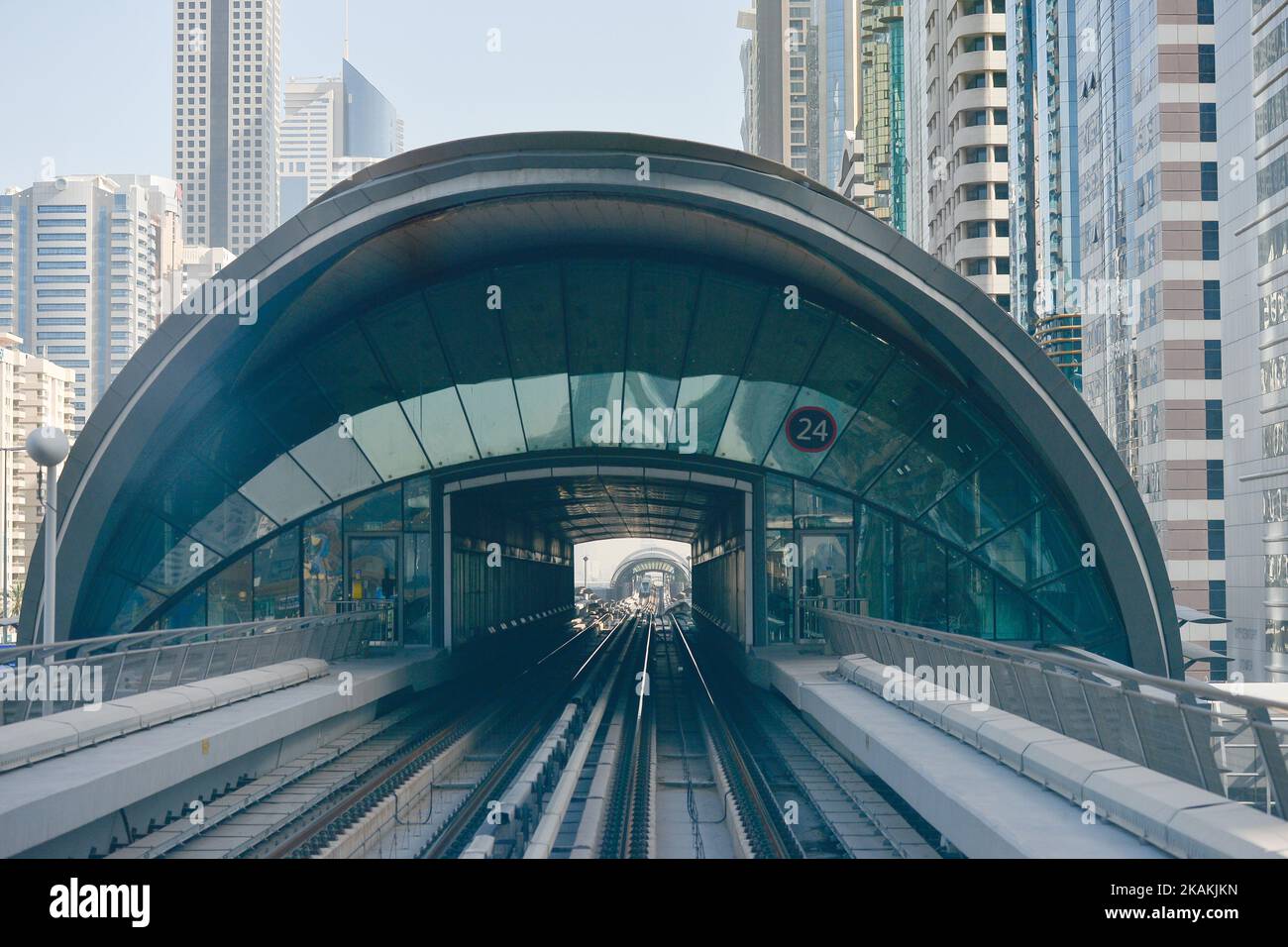 Dubai rapid transit rail hi-res stock photography and images - Alamy