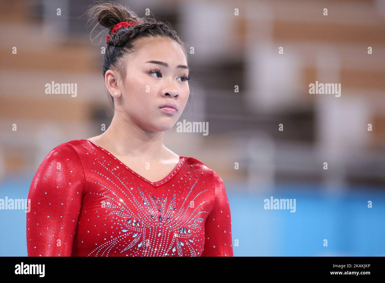 AUGUST 03rd, 2021 - TOKYO, JAPAN: Sunisa LEE of United States gets ...