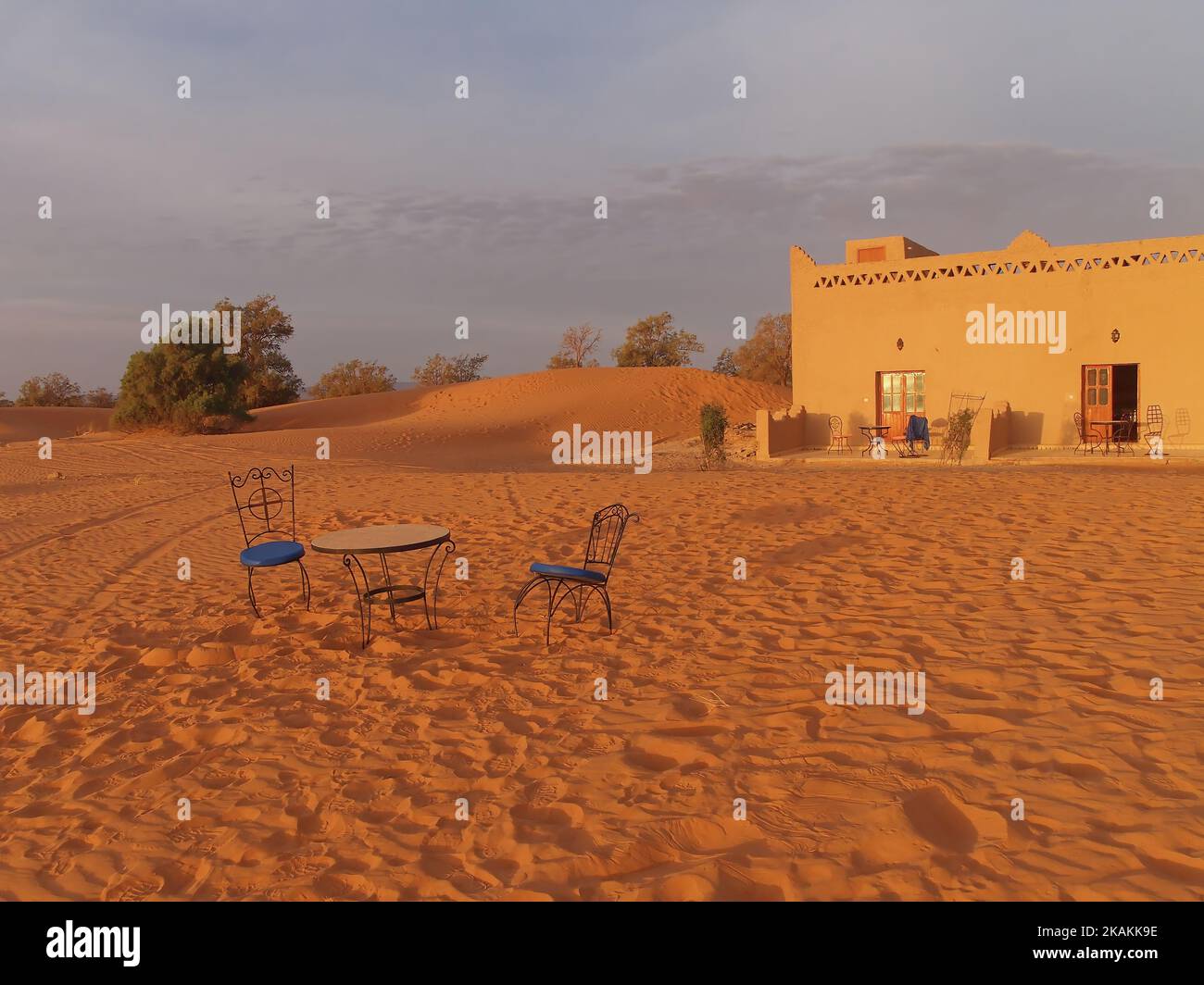 A building in the Sahara desert, Morocco Stock Photo - Alamy