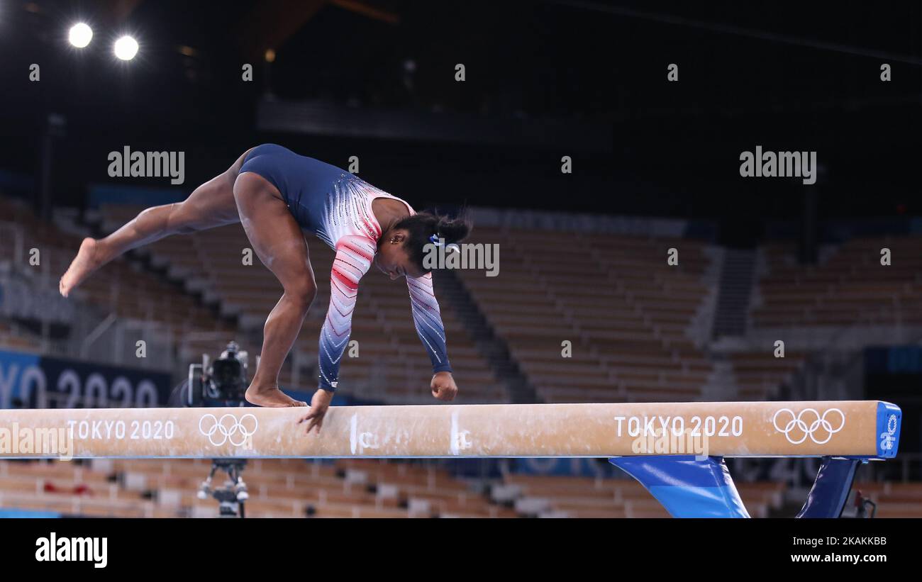 AUGUST 03rd, 2021 - TOKYO, JAPAN: Simone BILES of United States ...