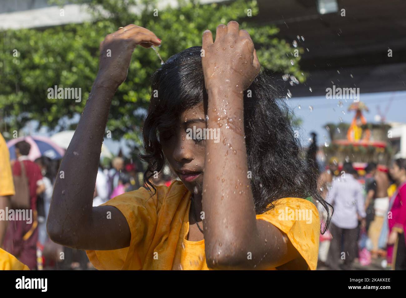 Hindu devotees attend a pilgrimage to the Batu Caves temple in Kuala ...