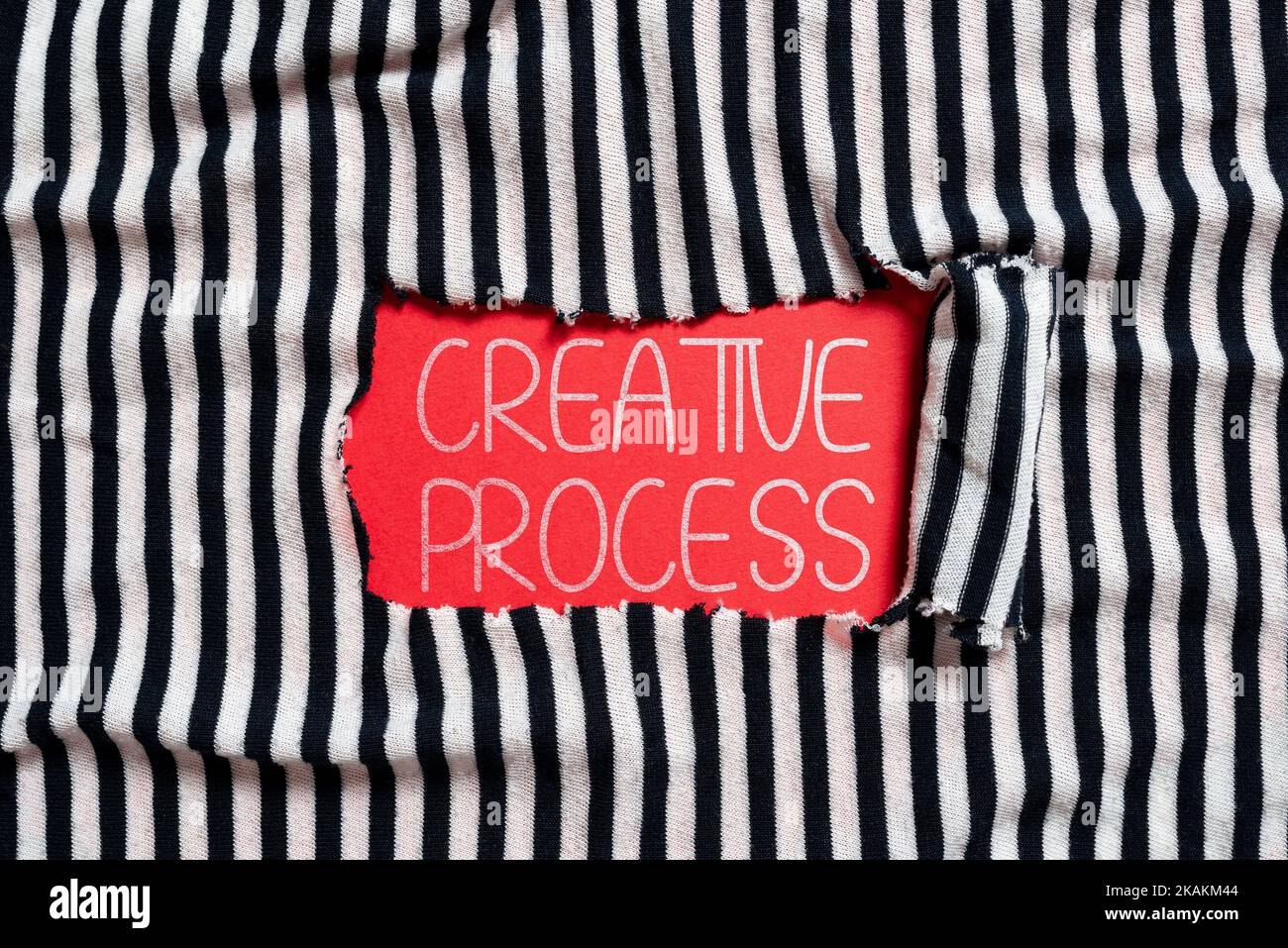 Text showing inspiration Creative Process. Word Written on connecting ...