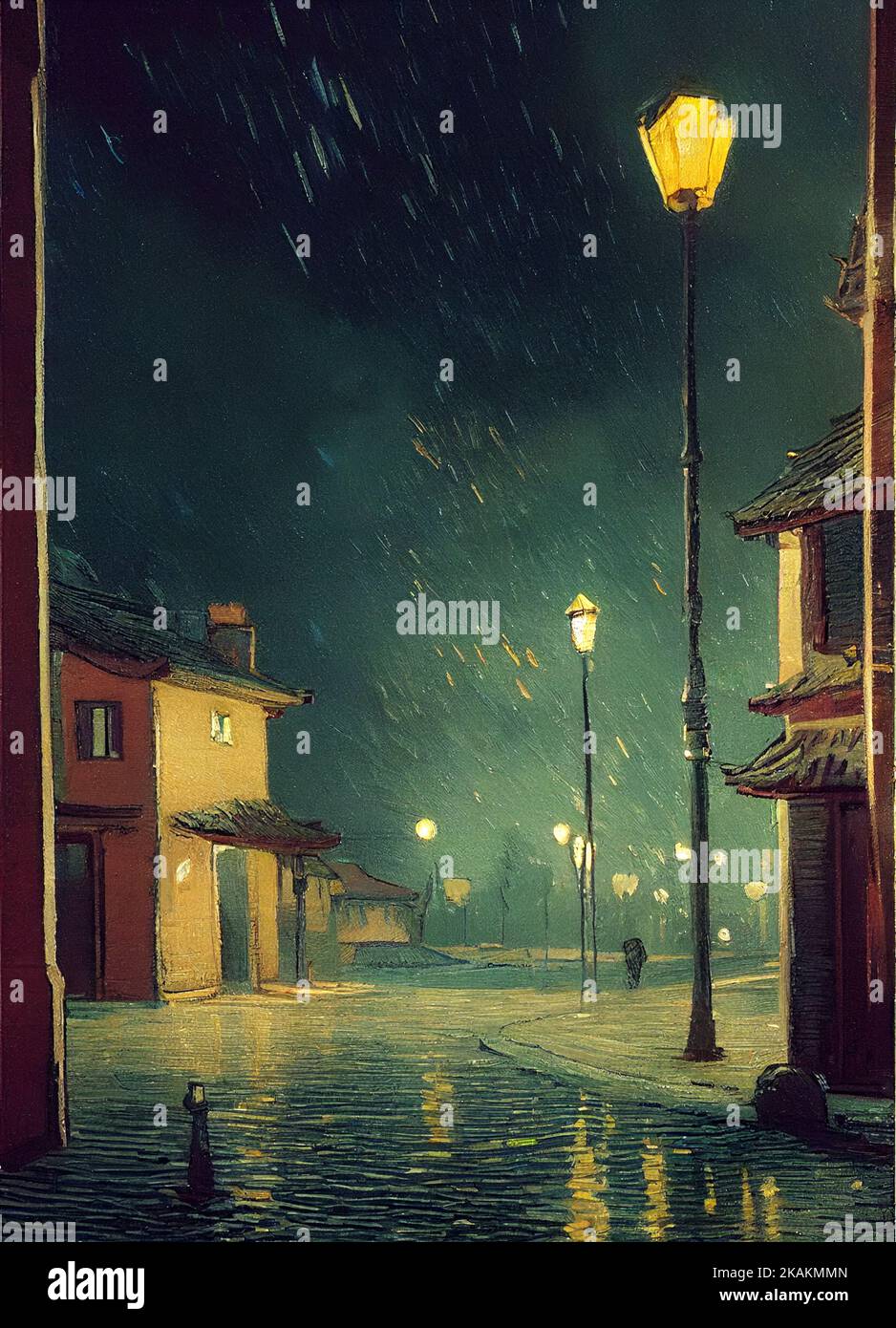 Heavy rain art hi-res stock photography and images - Alamy