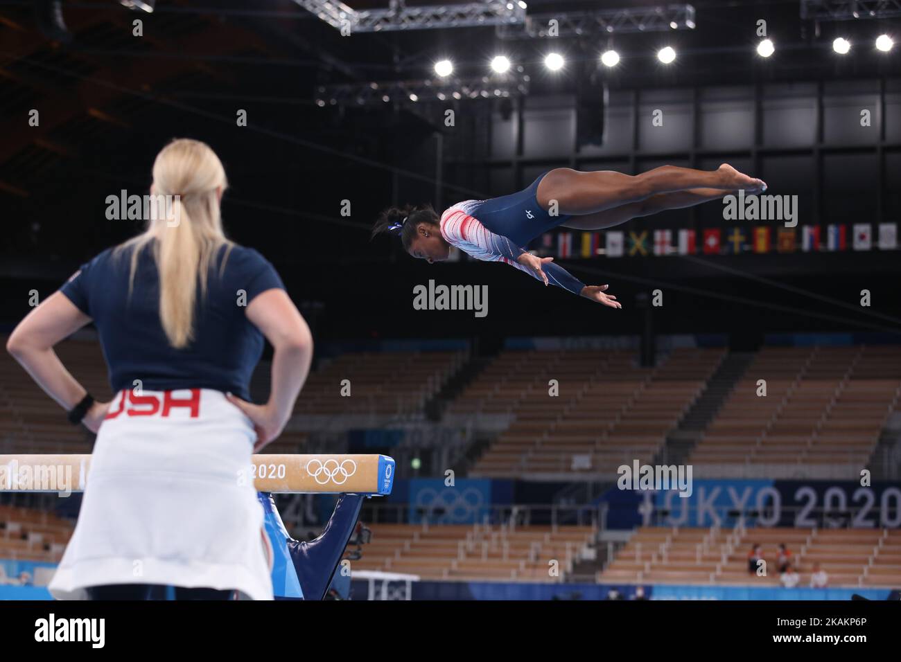 AUGUST 03rd, 2021 - TOKYO, JAPAN: Simone BILES of United States ...