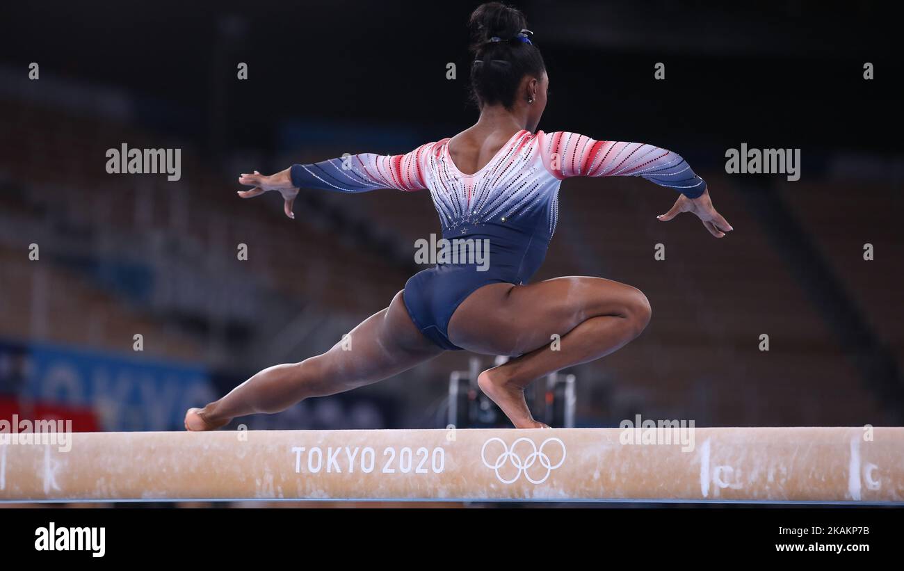 AUGUST 03rd, 2021 - TOKYO, JAPAN: Simone BILES of United States ...