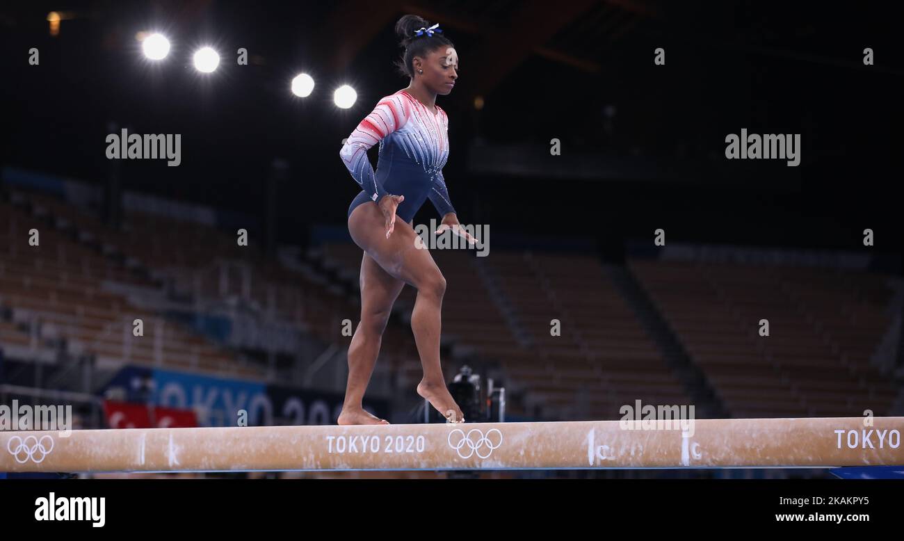 AUGUST 03rd, 2021 - TOKYO, JAPAN: Simone BILES of United States ...