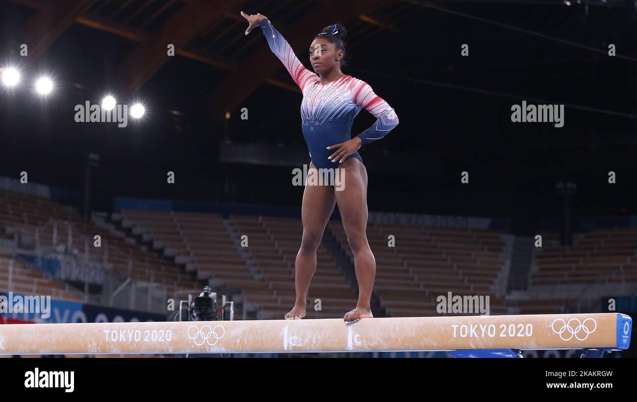 AUGUST 03rd, 2021 - TOKYO, JAPAN: Simone BILES of United States ...