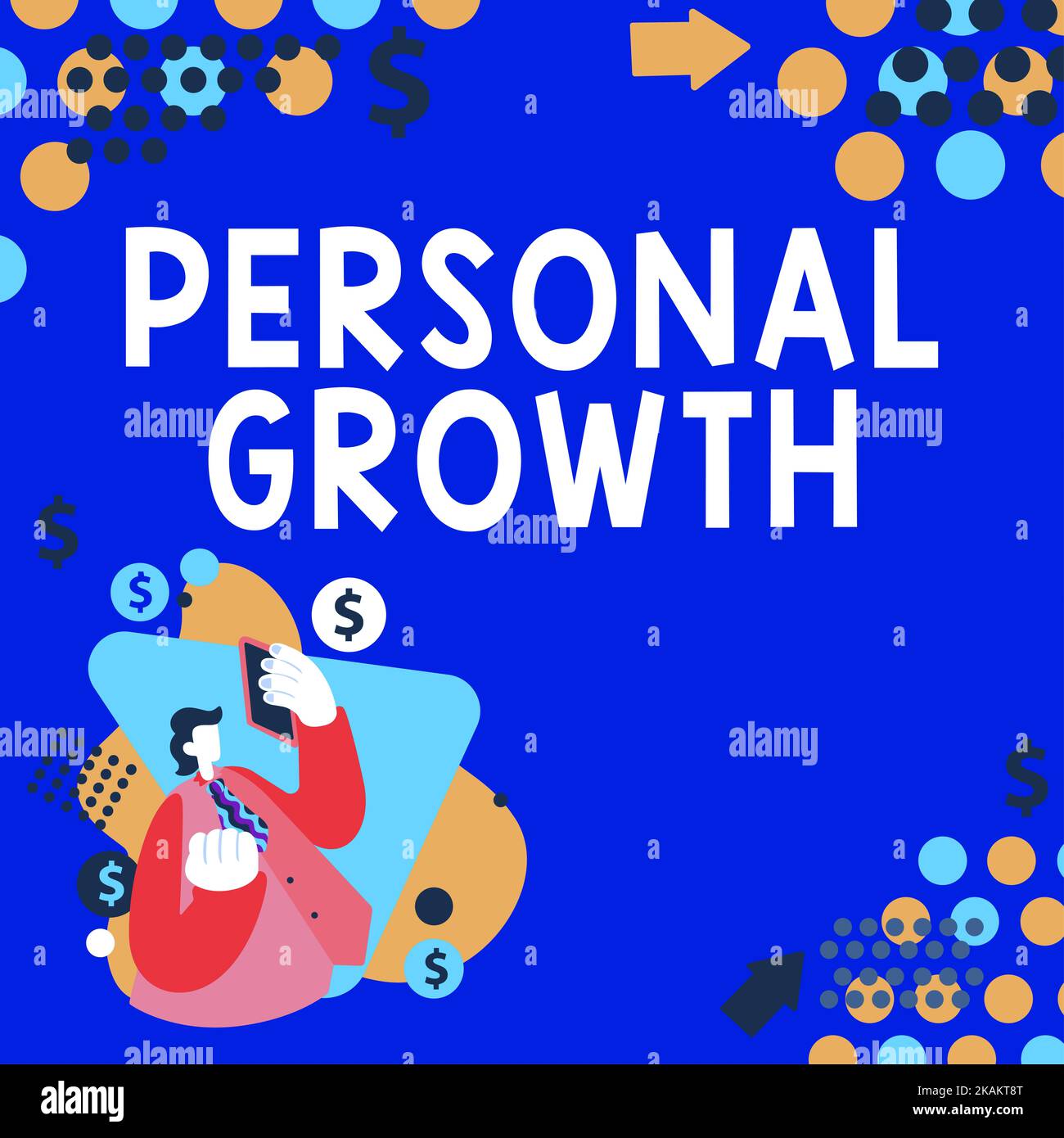 Inspiration showing sign Personal Growth. Internet Concept a longterm ...