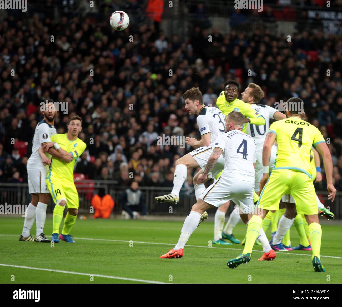 Tottenham hotspur midfielder christian eriksen 23 hi-res stock ...