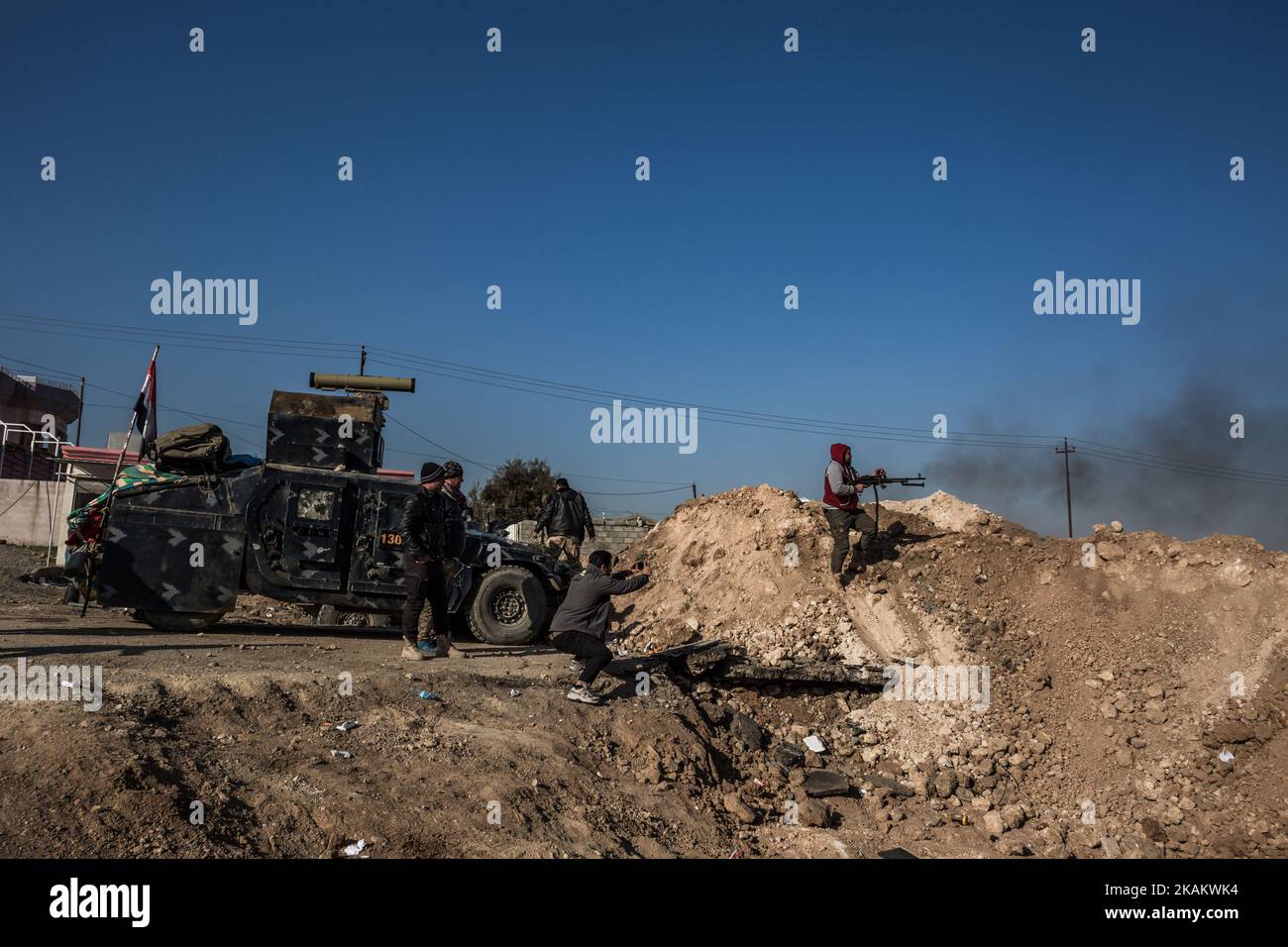 Iraqi Federal Police forces on the third day of a new offensive to ...