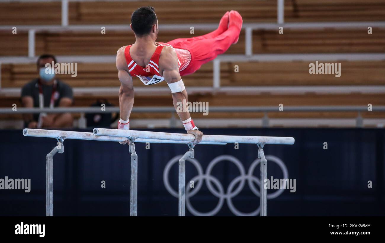 AUGUST 03rd, 2021 - TOKYO, JAPAN: Ferhat ARICAN of Turkey performs at ...