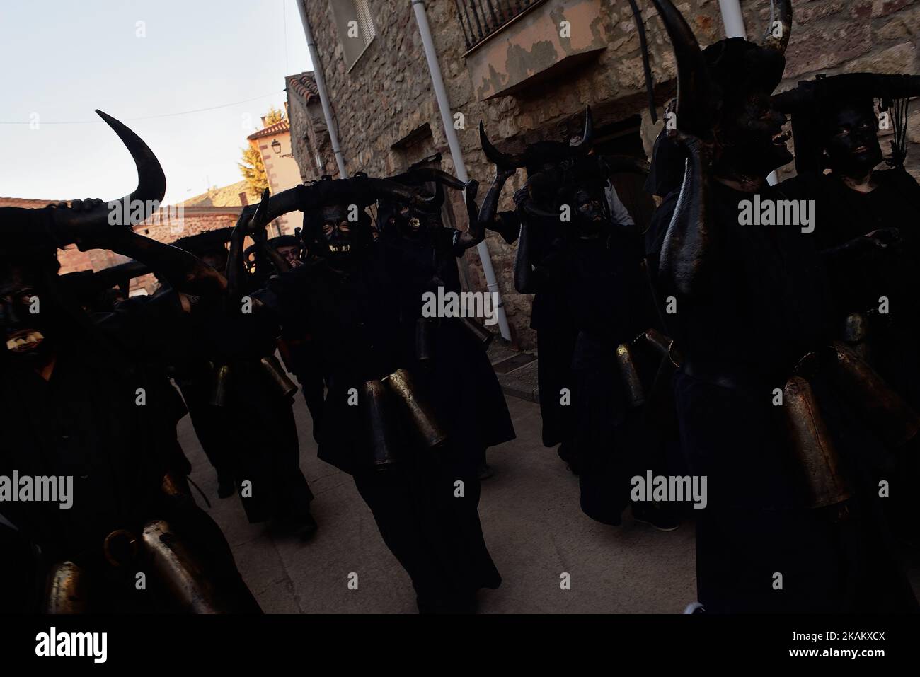 Devils in Luzon´s Carnival during an ancient Carnival in Guadalajara ...