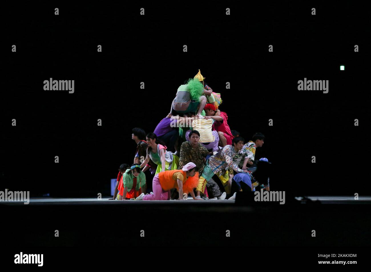 AUGUST 03rd, 2021 - TOKYO, JAPAN: artistic performance ahead of the ...