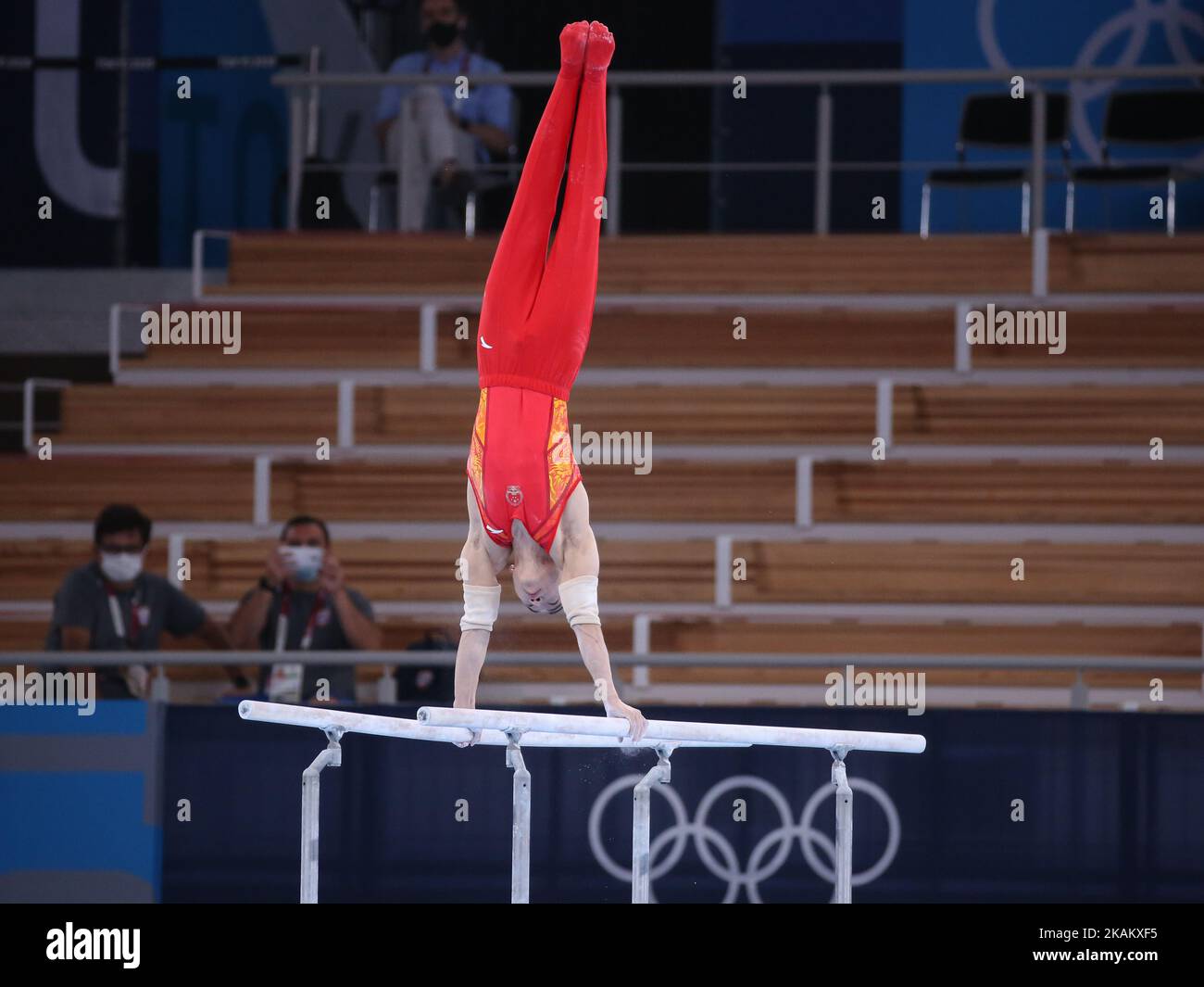 AUGUST 03rd, 2021 - TOKYO, JAPAN: ZOU Jingyuan of China performs at the ...
