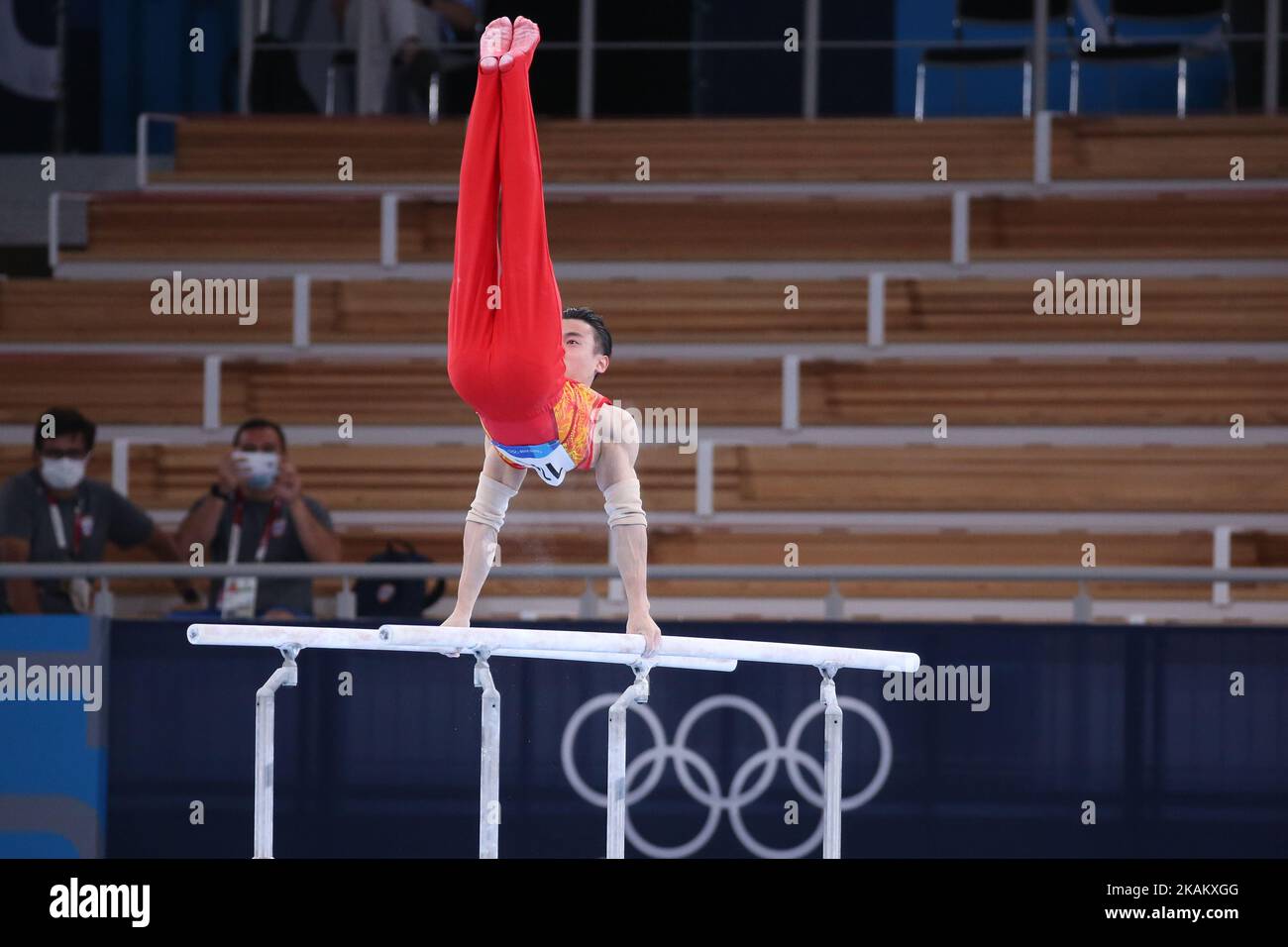 AUGUST 03rd, 2021 - TOKYO, JAPAN: ZOU Jingyuan of China performs at the ...
