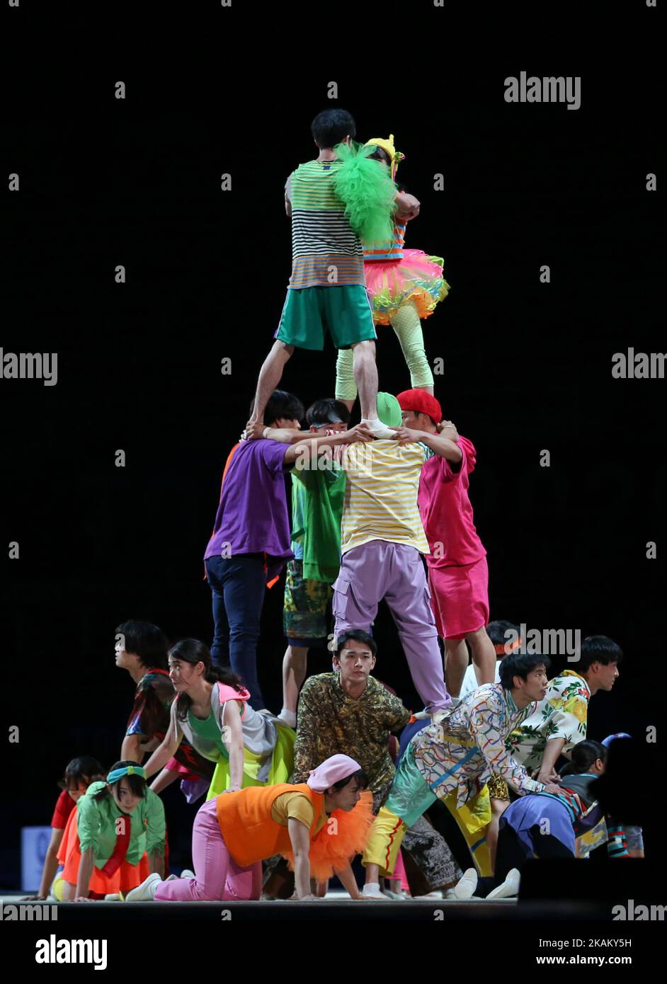 AUGUST 03rd, 2021 - TOKYO, JAPAN: artistic performance ahead of the ...